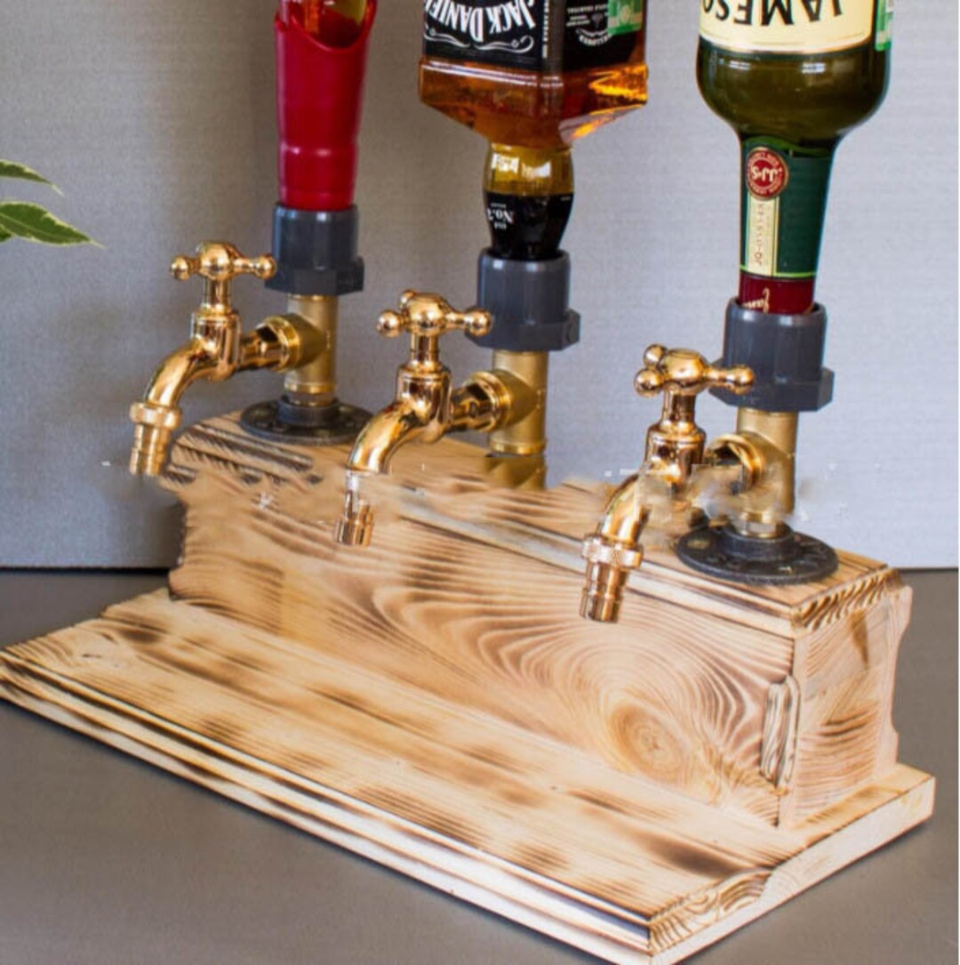 TBS Home Optics Wall Bar Rustic Reclaimed Wood for Spirits - Etsy