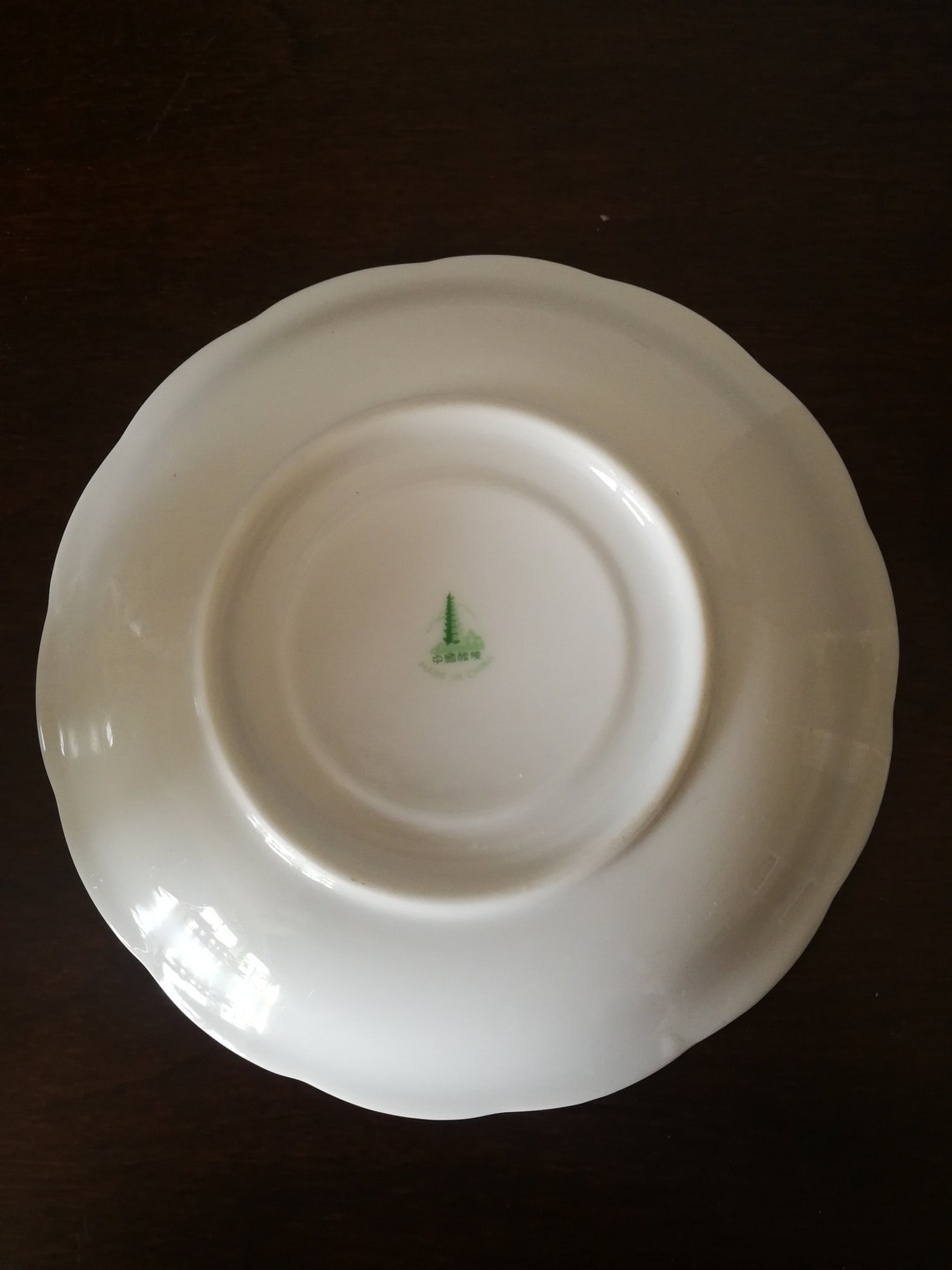 Vintage Chinese Liling Bone China Teacup and Saucer Set (2) With Flora ...