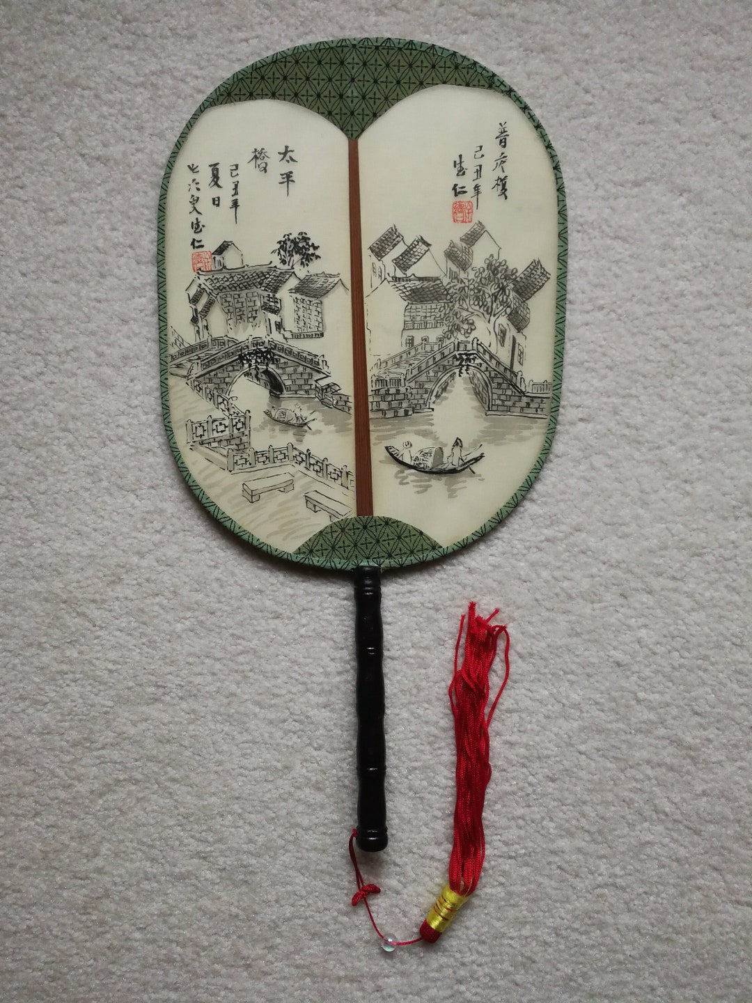 Traditional Chinese Silk Fans With Ancient Style Paintings Various ...