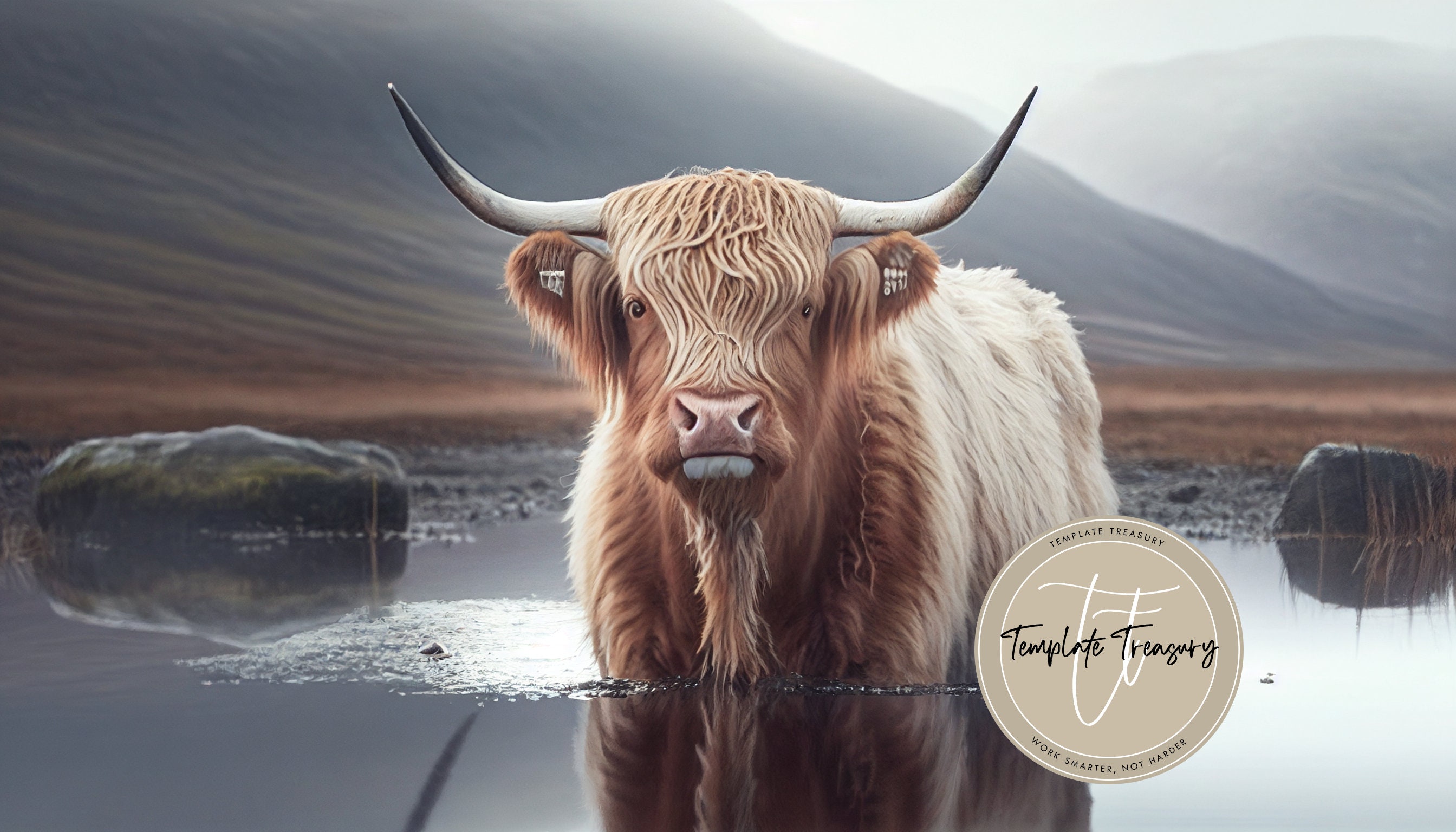 Highland Cow Collection: 8 High-resolution Images, Clip Art, Instant ...