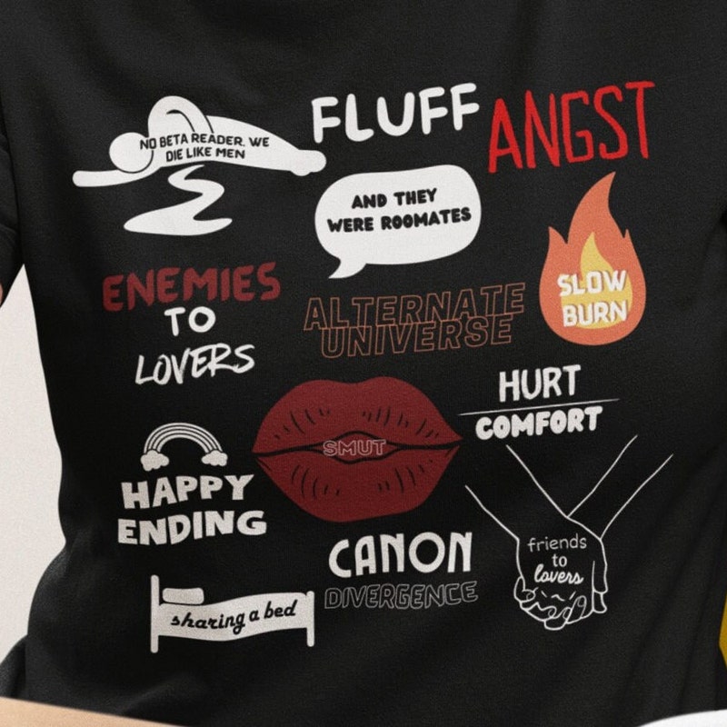 Fanfiction Tags Shirt - Etsy