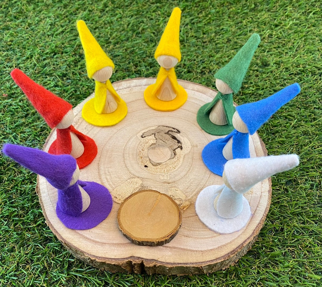 Waldorf Weekday Calendar With Dwarves/gnomes - Etsy