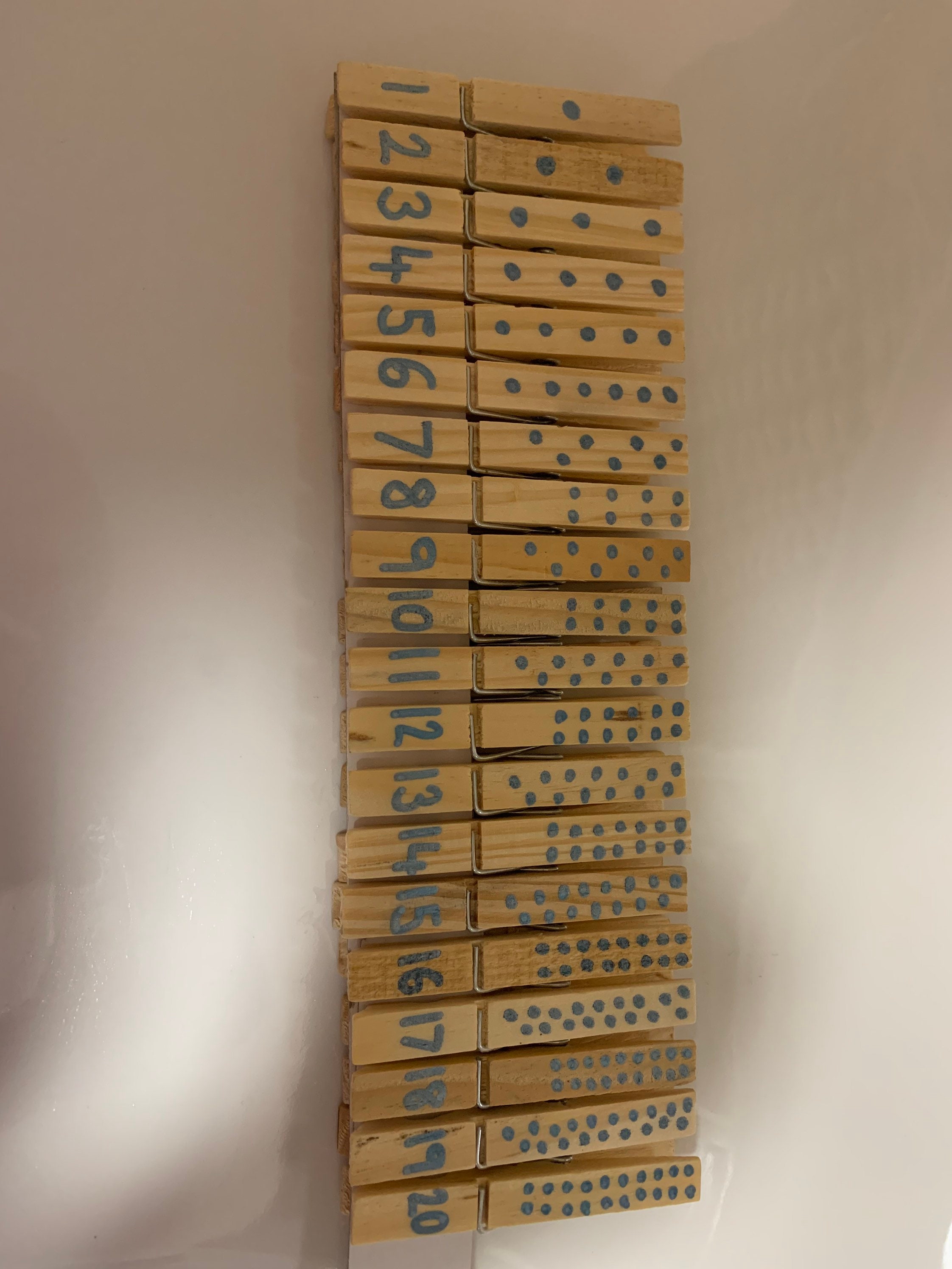 Number Pegs - Etsy