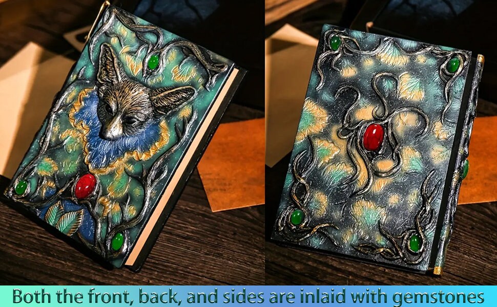 3D Embossed Journal,resin Engraving Writing Notebook,,hardcover Travel ...