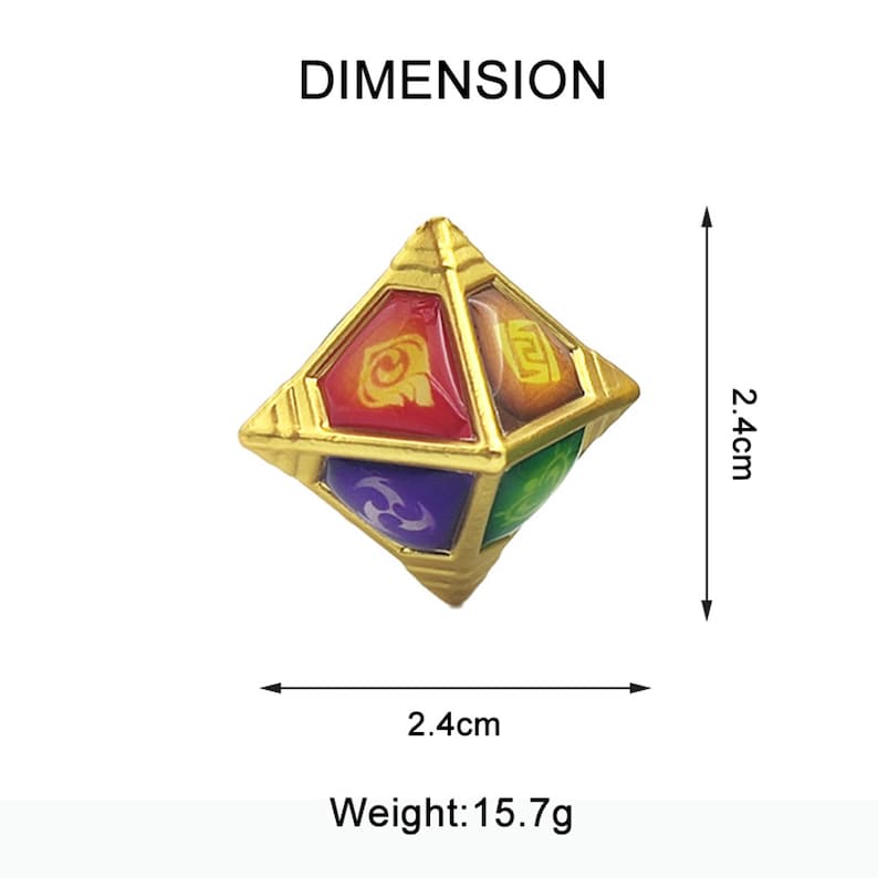 Genius Invokation TCG Dice Set Handmade 8 Pcs Rhombic Solid - Etsy Canada