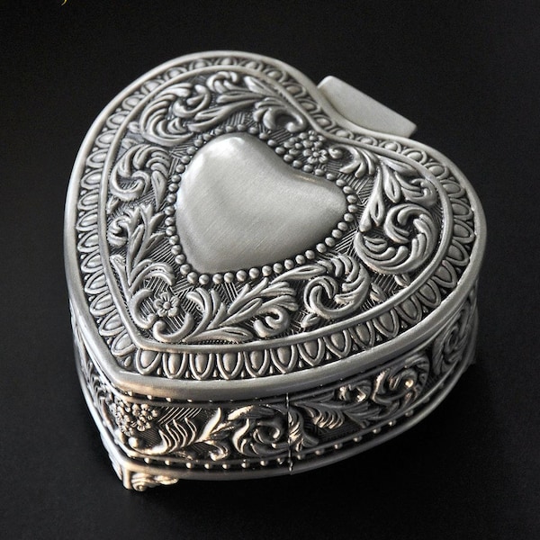 Small Silver Box - Etsy UK