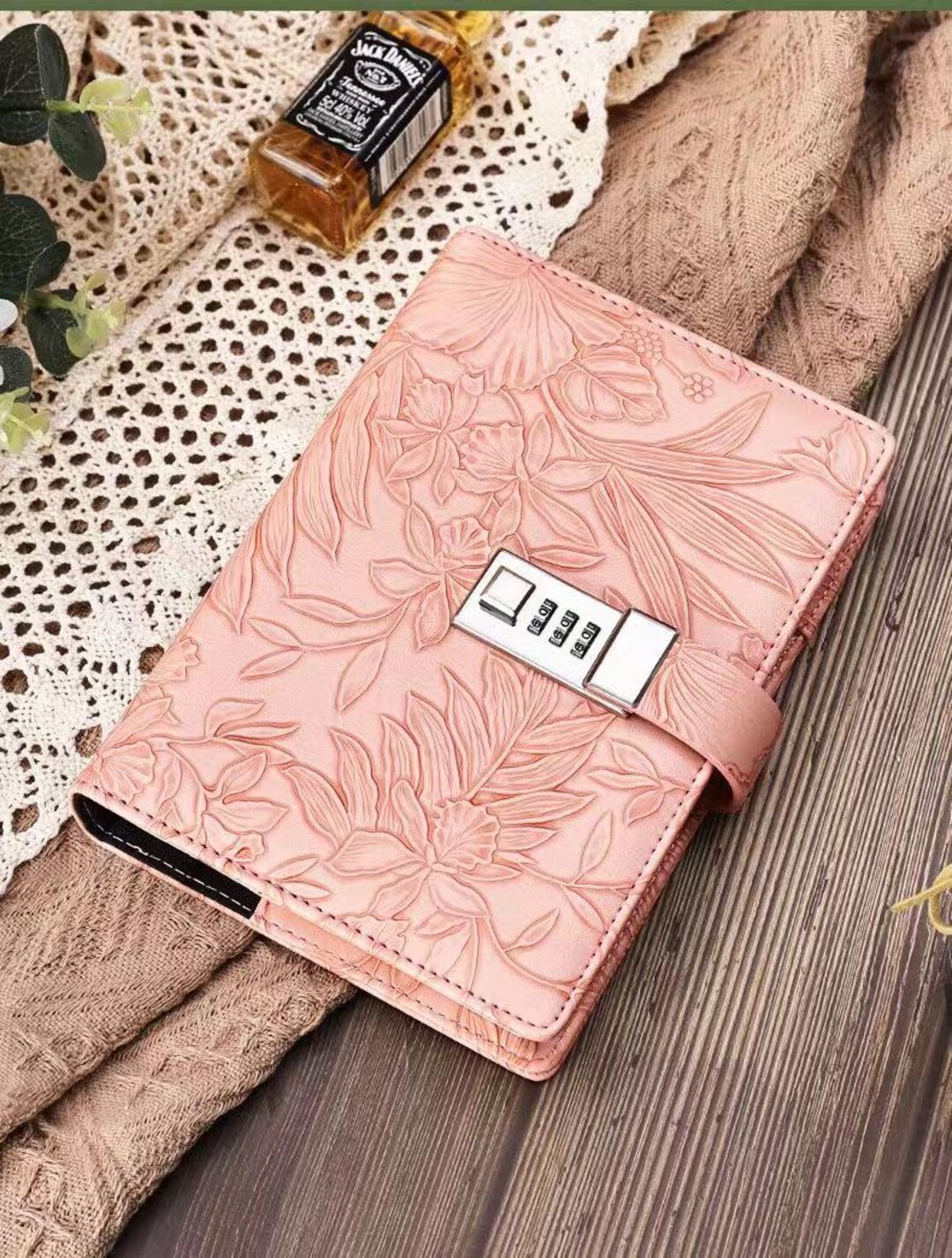 Diary With Lock for Women, 3D Embossed Journal With Lock,password ...