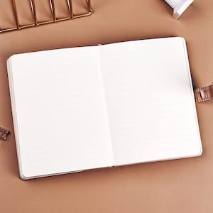 Heart Lock Journal Notebook With Key, Flower PU Leather Diary, B6 ...