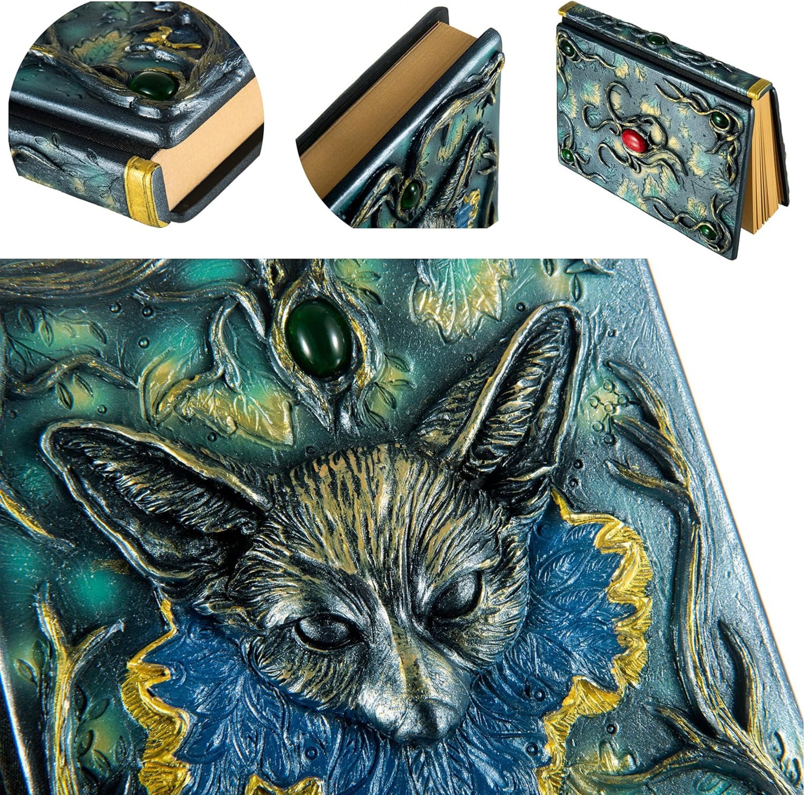 3D Embossed Journal,resin Engraving Writing Notebook,,hardcover Travel ...