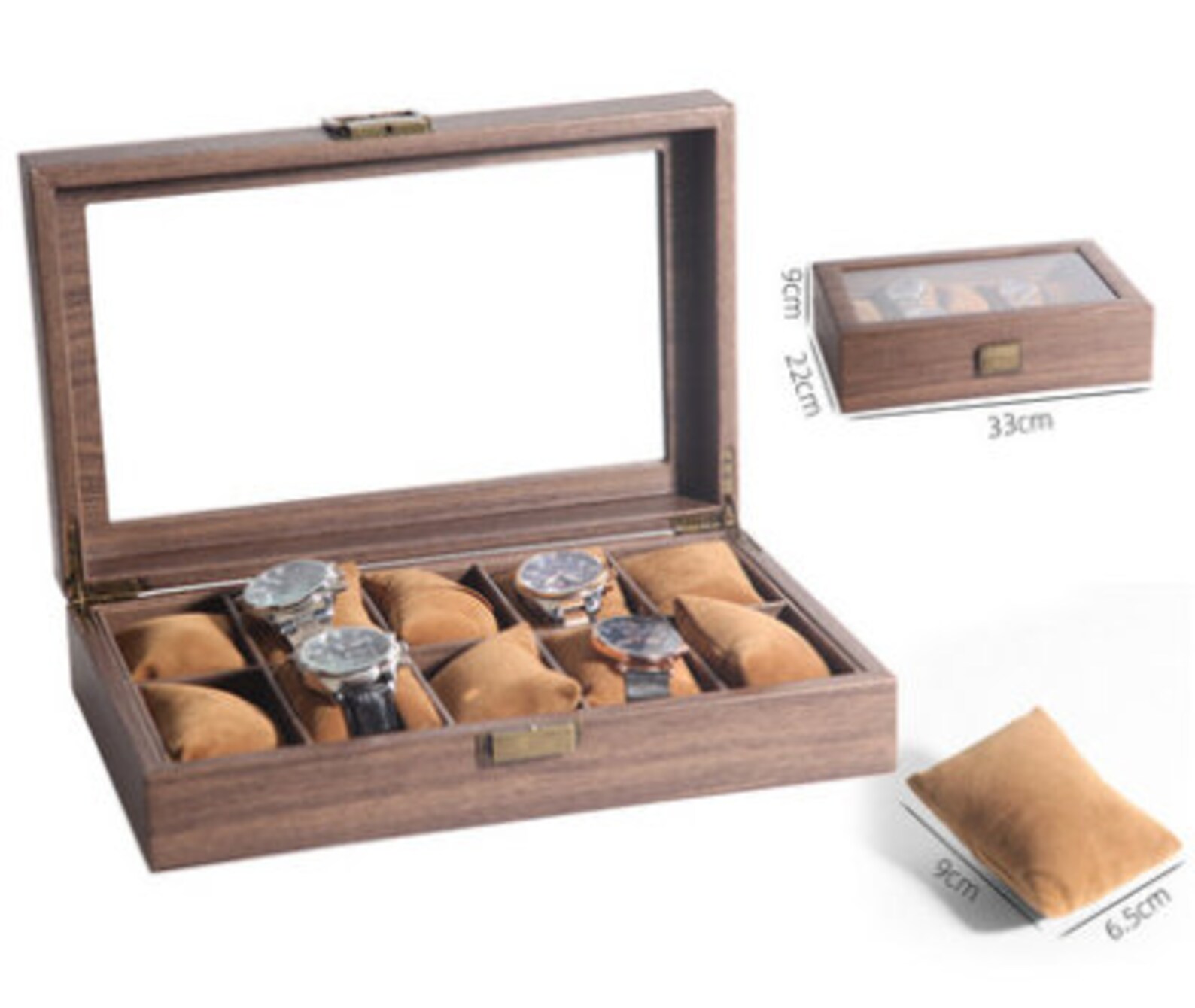 Watch Box for Men Women,personalized Watch Storage Box With 6/10/12 ...