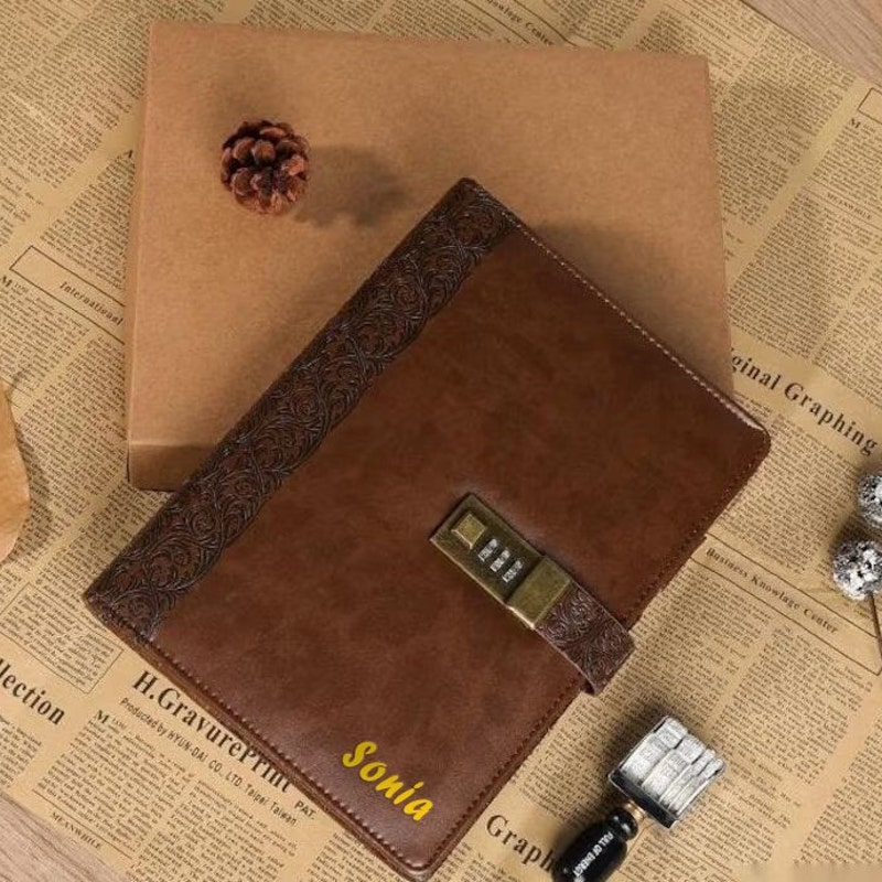 Locking Password Diary - Etsy