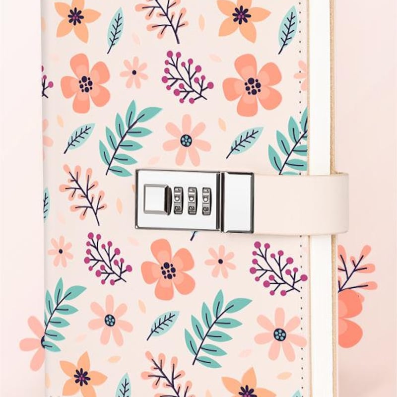 Locking Password Diary - Etsy