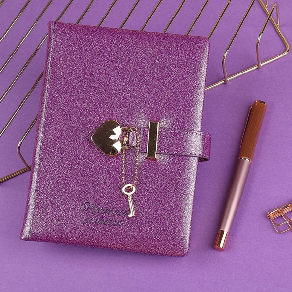 Personalized Journal With Lock and Key - Etsy