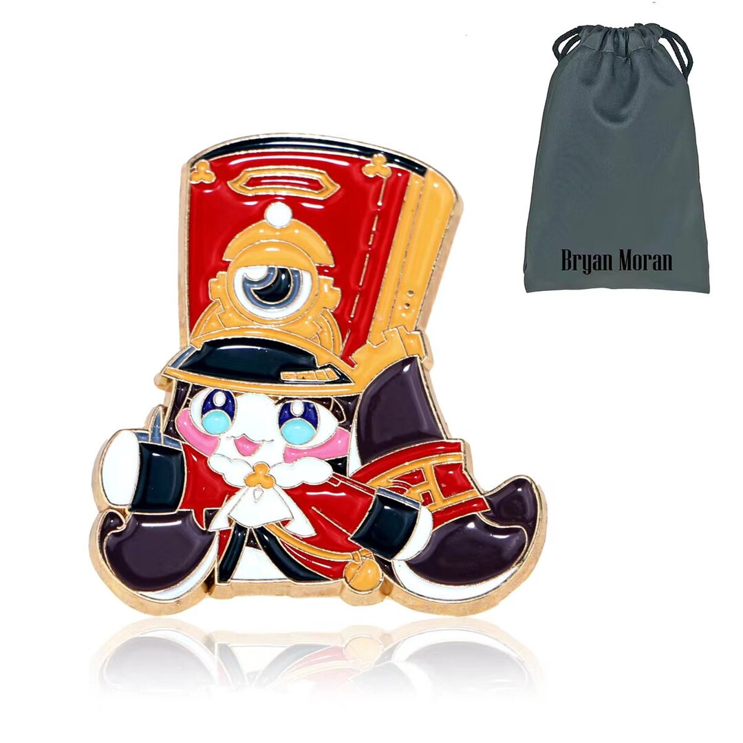 Honkai Star Rail Pins Pom-pom Hertareum Shield Brooches Accessory ...