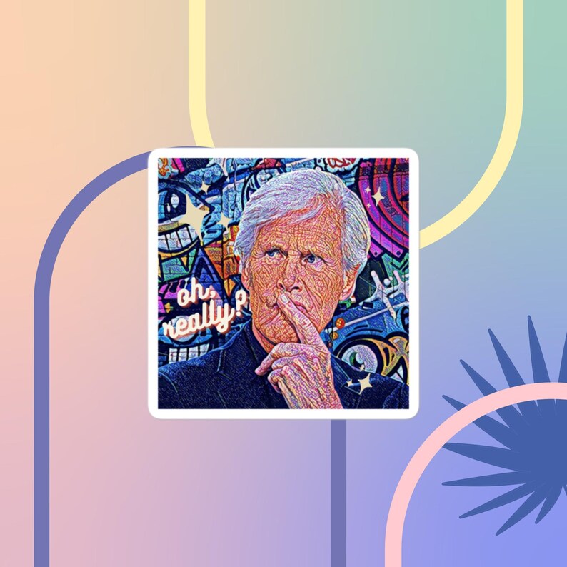 Keith Morrison/oh, Really/dateline/funny/gift/ Sticker 2 Styles - Etsy