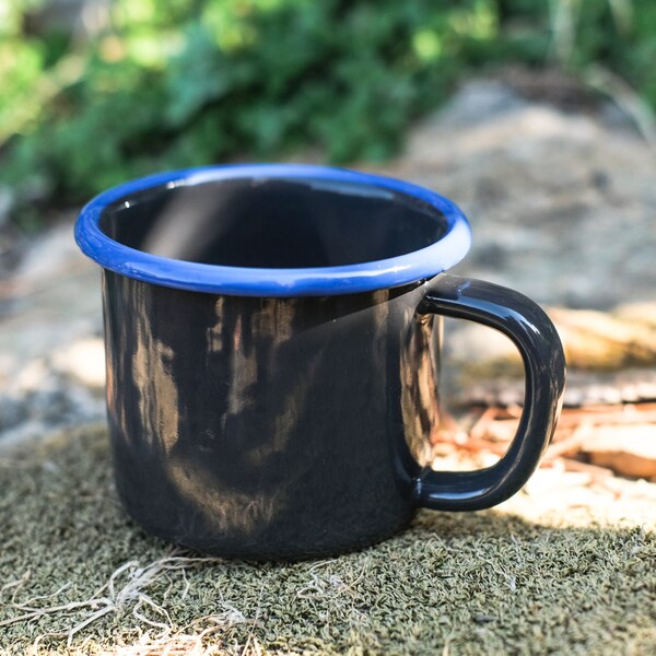Enamel Mug - Etsy