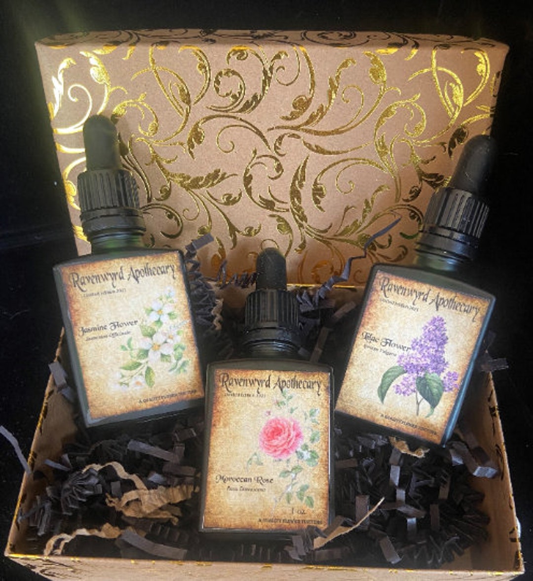 Custom Limited Edition Flower Tincture Gift Set: Three, 1 Ounce Bottles ...