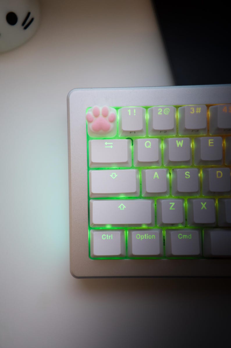 3D Printed Cat Paw Artisan Keycap – Unique Keyboard Accessory - Etsy