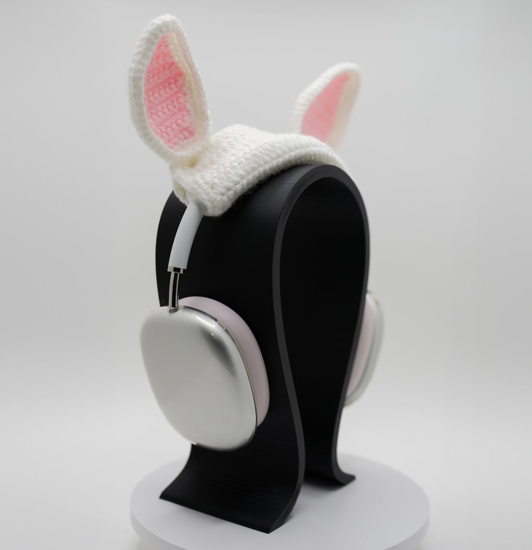 Airpods Max Attachments - Crochet Bunny Ears Top Headphone Cover ...