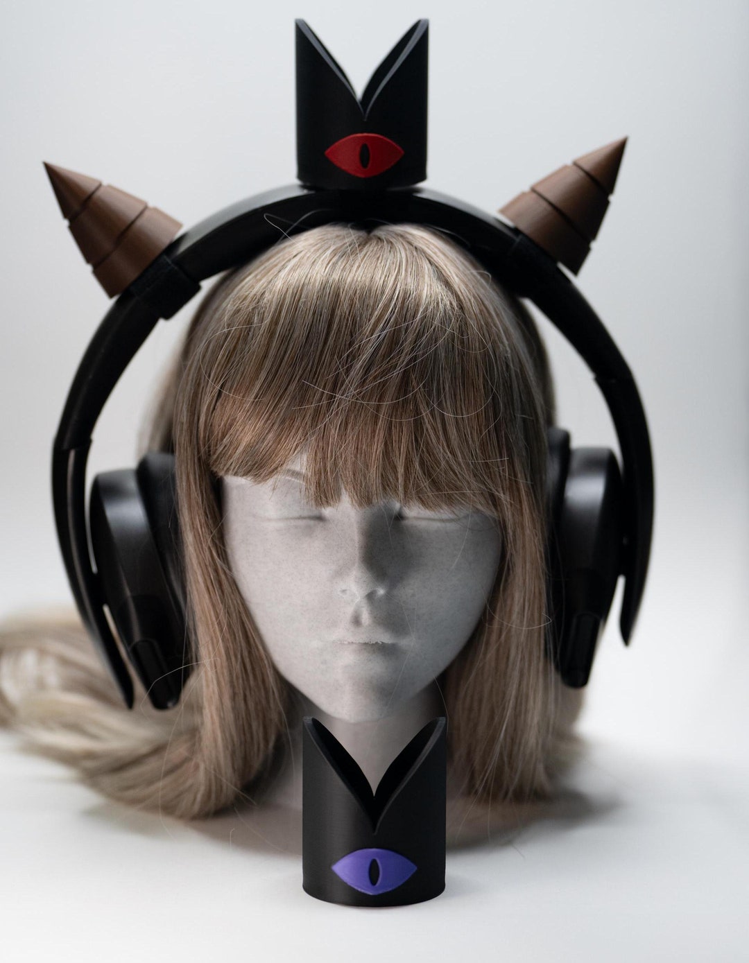 Cult of the Lamb Inspired Cosplay: Majestic Crown & Horns Headphone ...