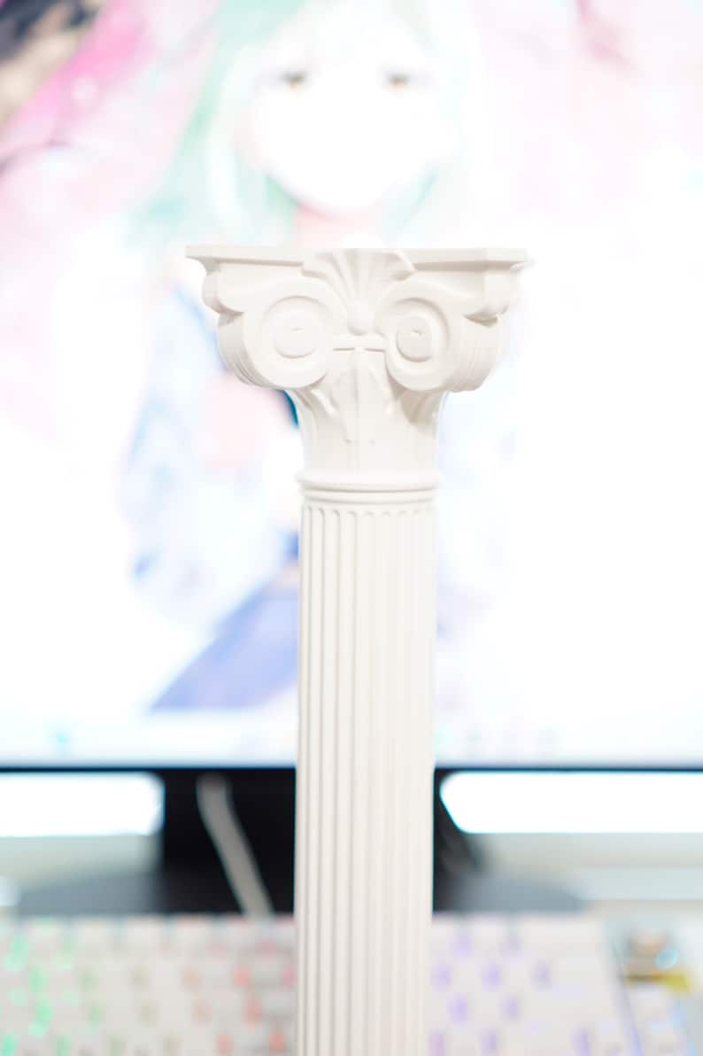 Greek Column Headphone Stand | Vaporwave Gaming Desk Decor - Etsy