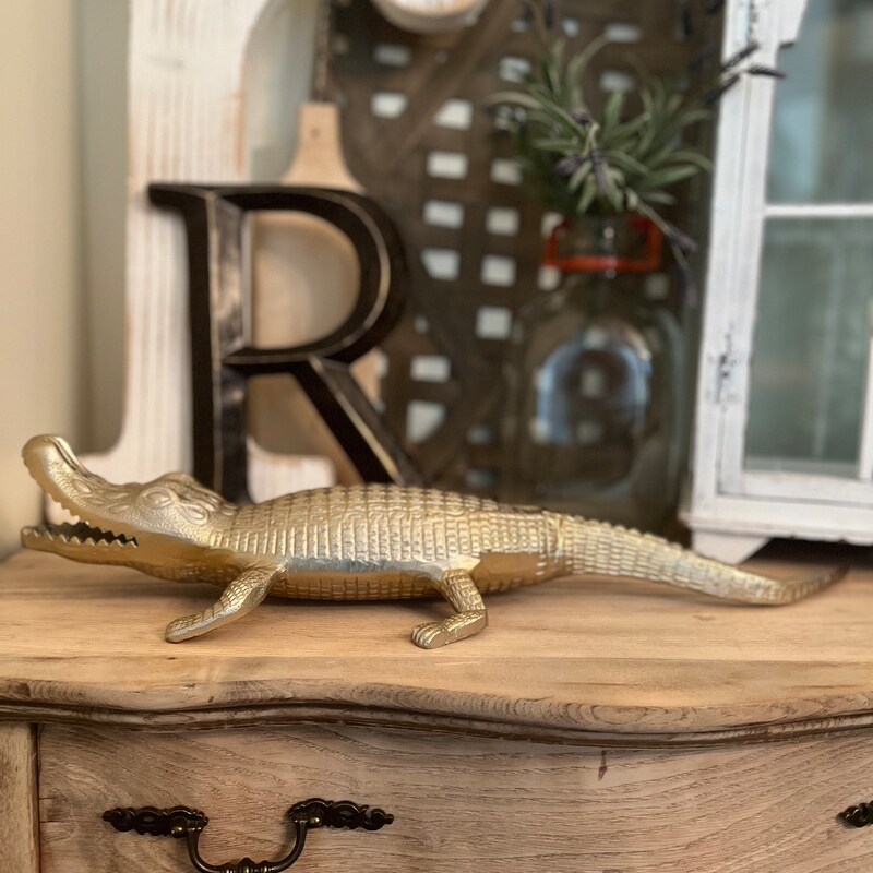 Alligator Figurine - Etsy
