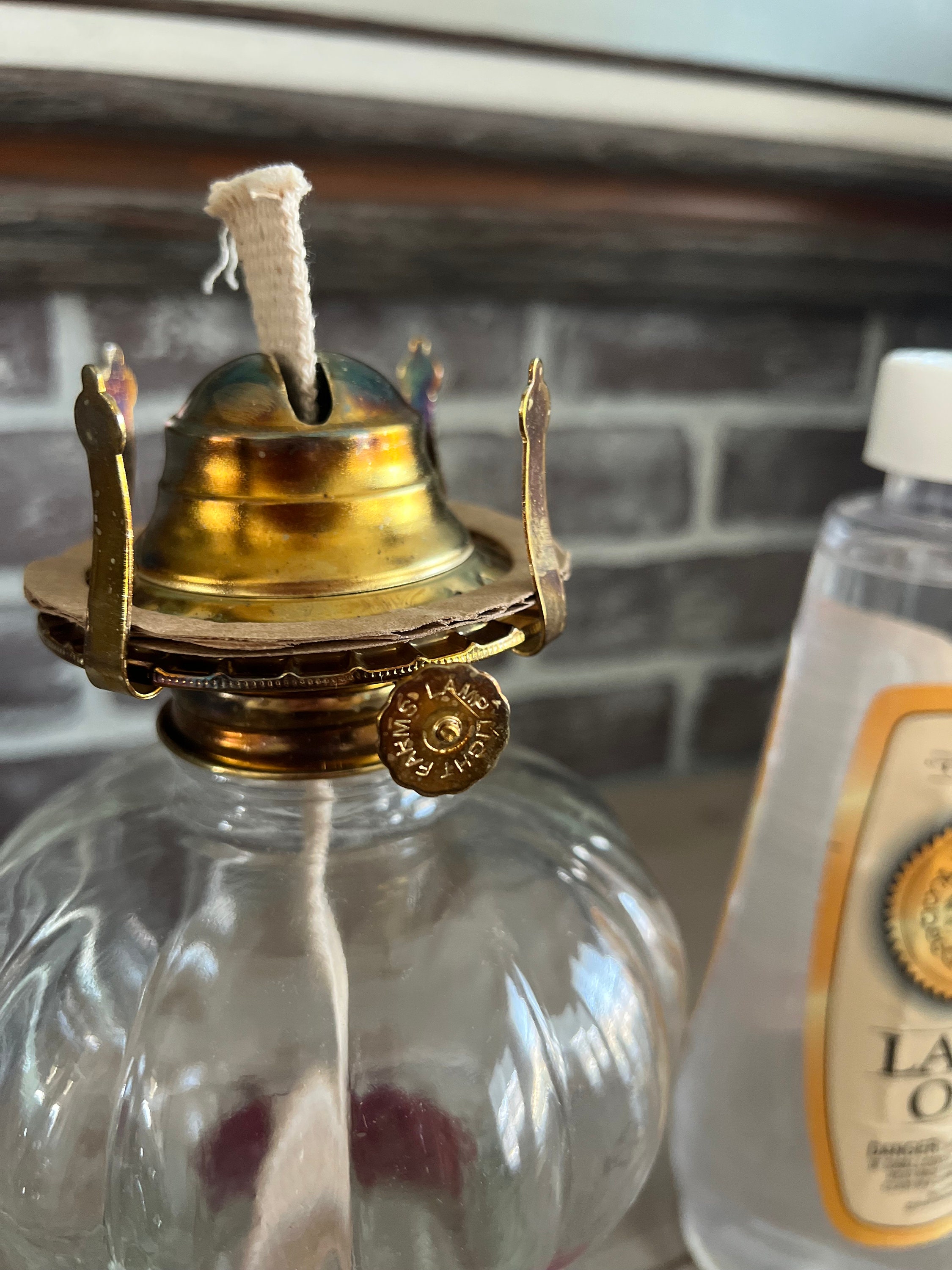 Vintage Chesterfield Oil Lamp by Lamplight Farms, 16" Height, NIB ...