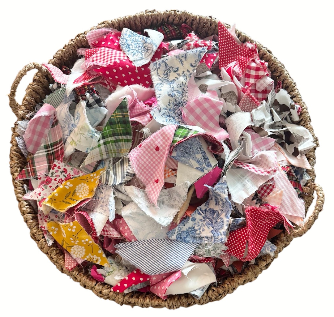 Fabric Scraps Cotton Fabric Snippets and Pieces Fabric Remnants Patches ...