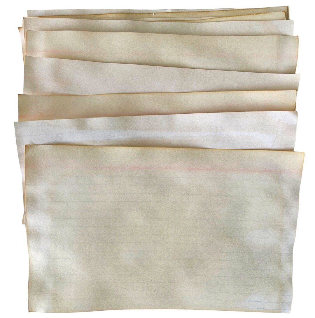 Tea Dyed Index Cards 10 Sheets Tea Dyed Cards 8 X 5 Dyed Paper Tea Dyed ...