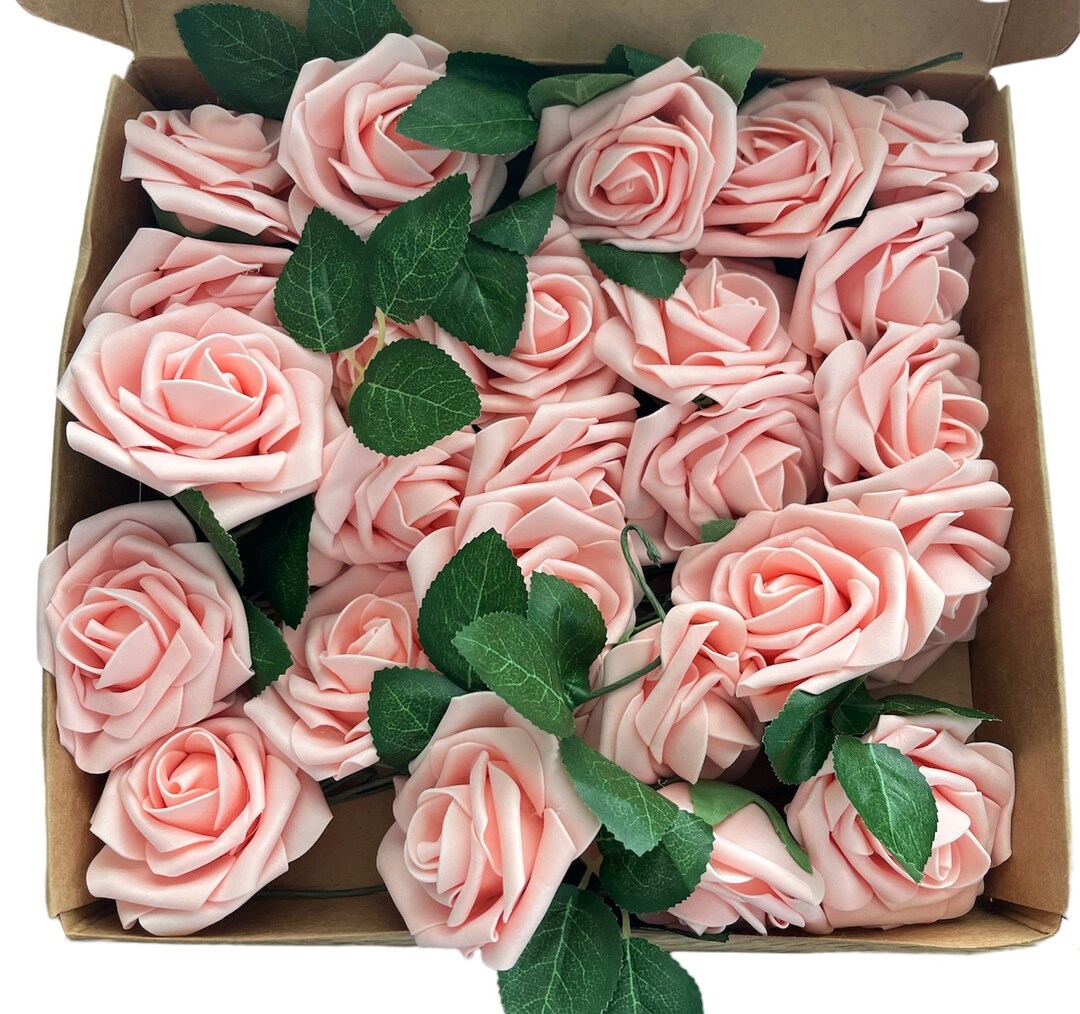 Foam Roses Pink Roses Flowers Ships in 1 Business Day - Etsy