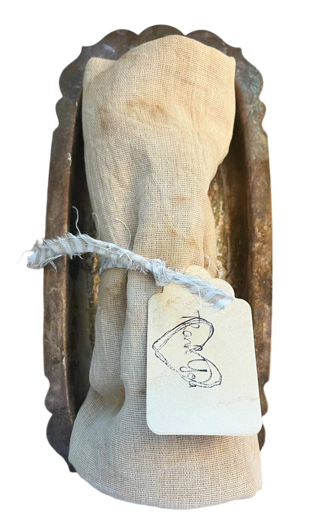 Flour Sack Primitive Coffee Stained & Sun Dried Flour Sack Towel Junk ...