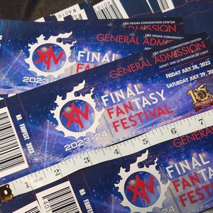 FFXIV FANFEST 2023 Commemorative Ticket - Etsy