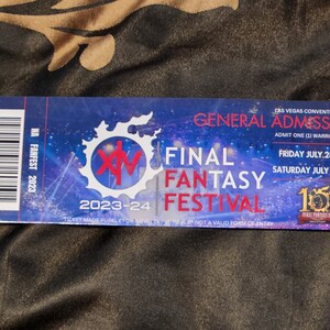 FFXIV FANFEST 2023 Commemorative Ticket - Etsy