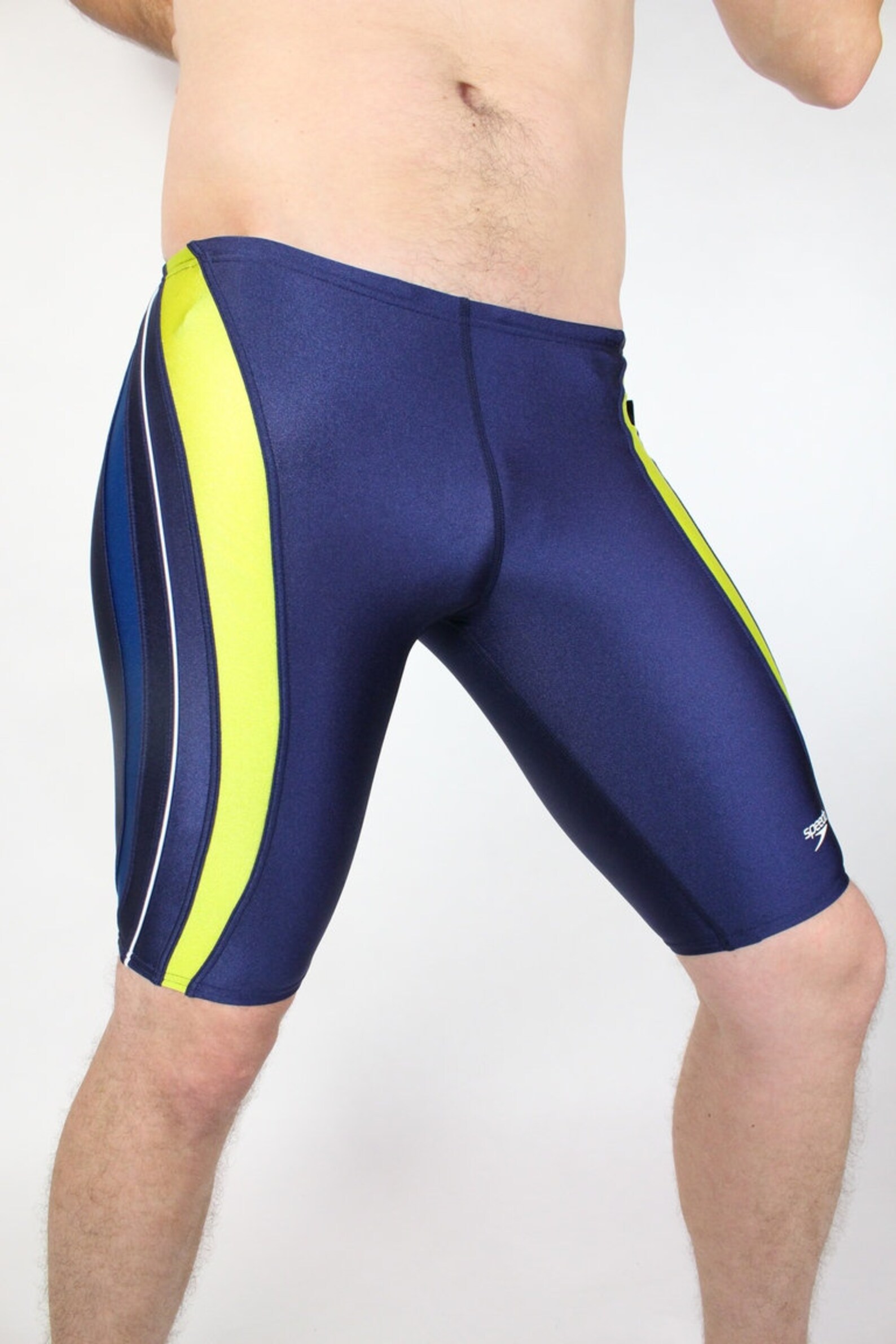 Men's Young Men's Speedo Performance Powerflex Multi Colored Jammer ...