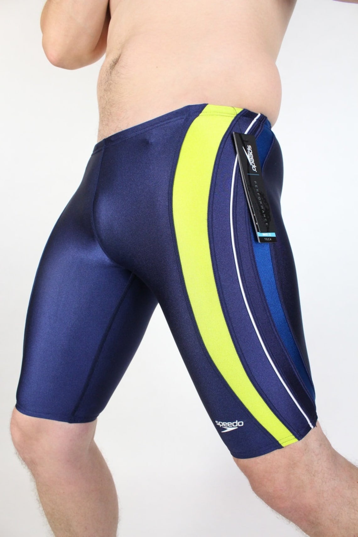 Men's Young Men's Speedo Performance Powerflex Multi Colored Jammer ...