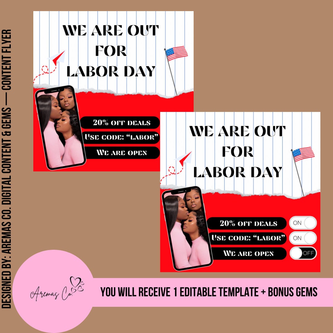 Out of Office Flyer, Closed for the Holidays Flyer, Boutique Flyer ...