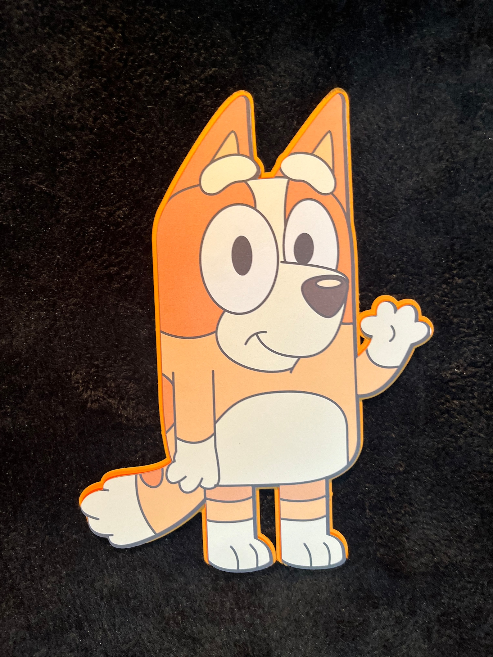 Bluey Bandit Chilli Bingo and Friends Cardstock Character - Etsy UK