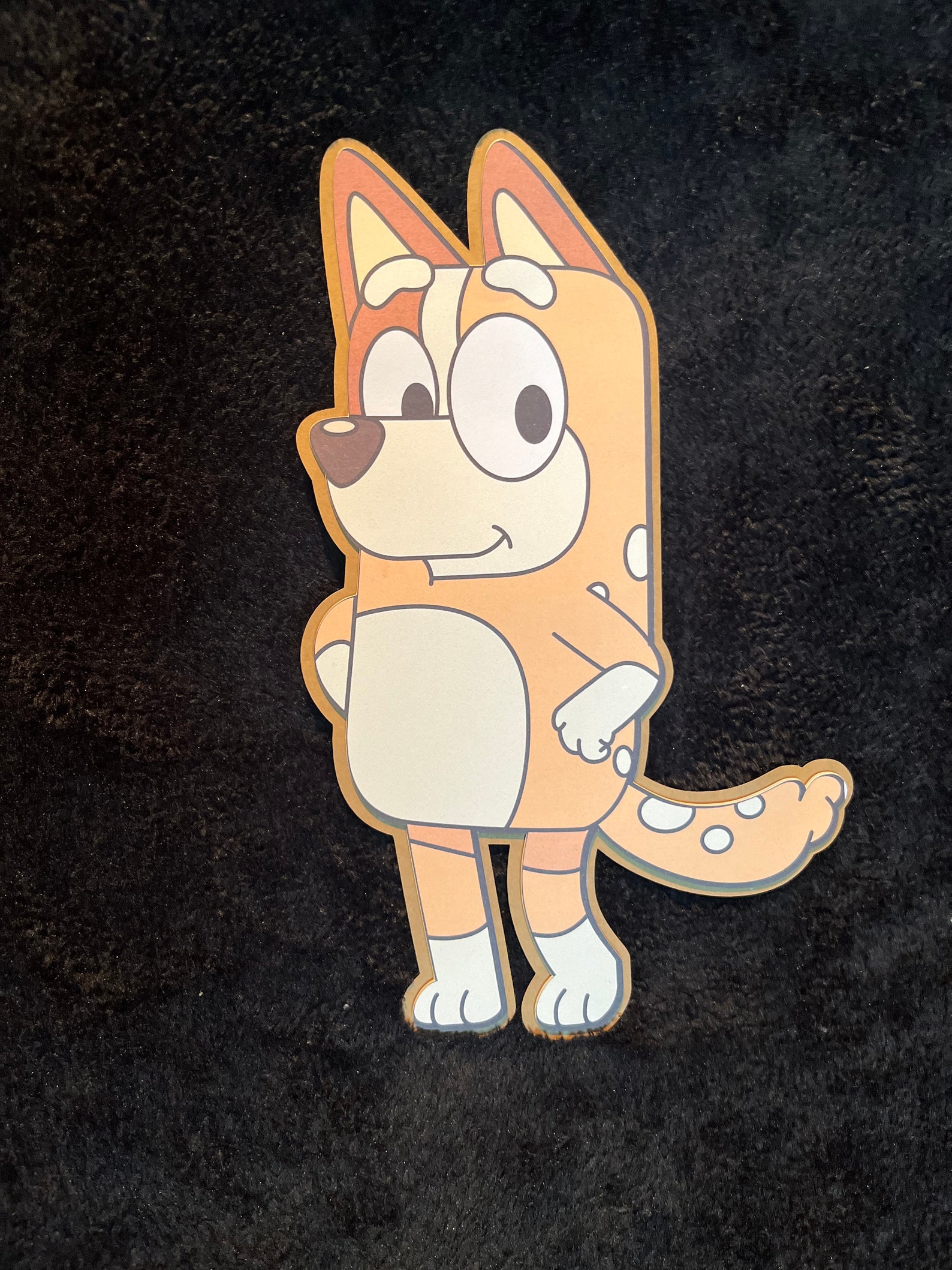 Bluey Bandit Chilli Bingo and Friends Cardstock Character - Etsy UK