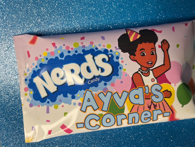 Personalized Nerds Cluster Candy Bag Favors for Party or Event - Etsy