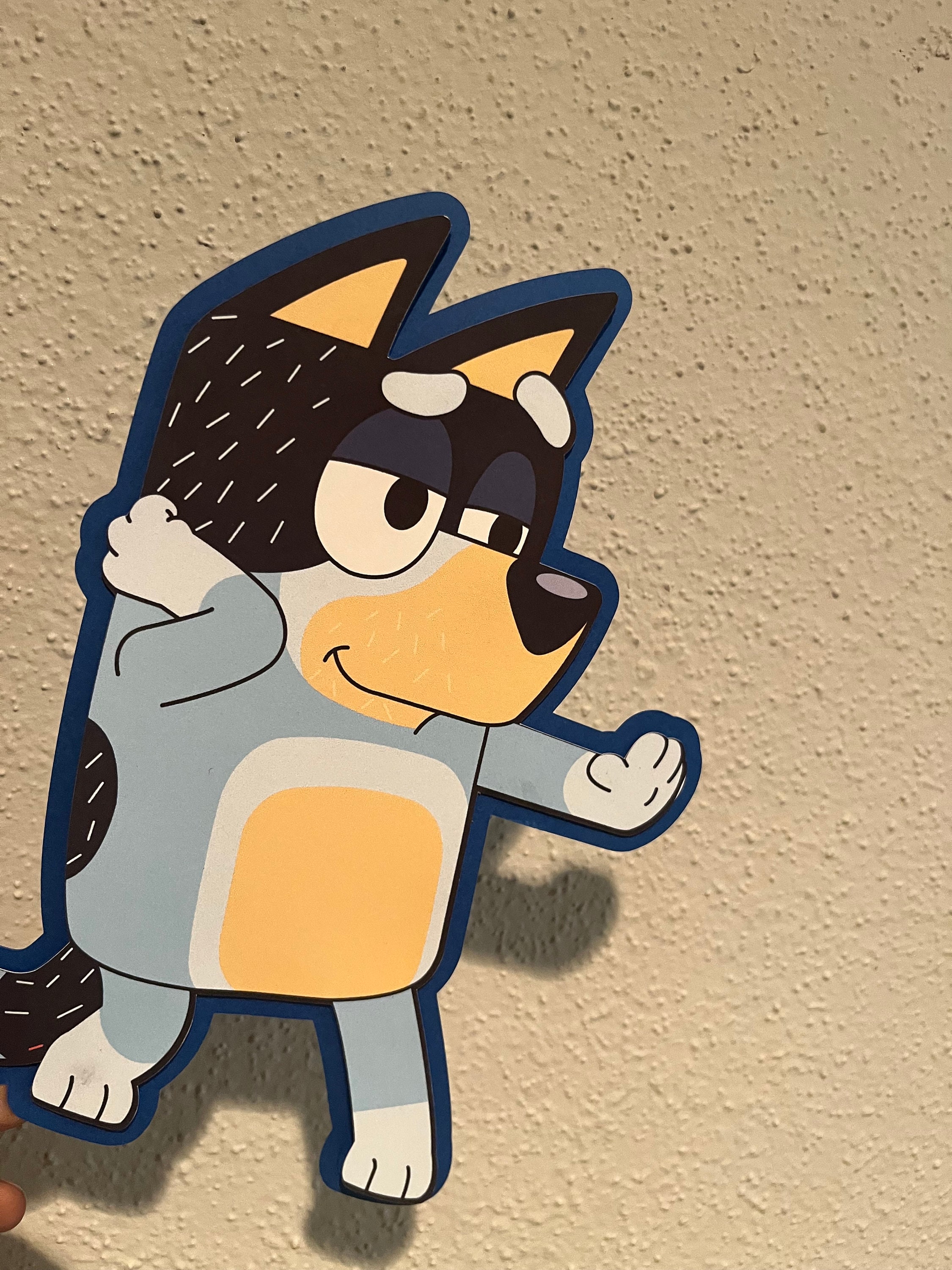 Bluey Bandit Chilli Bingo and Friends Cardstock Character - Etsy UK