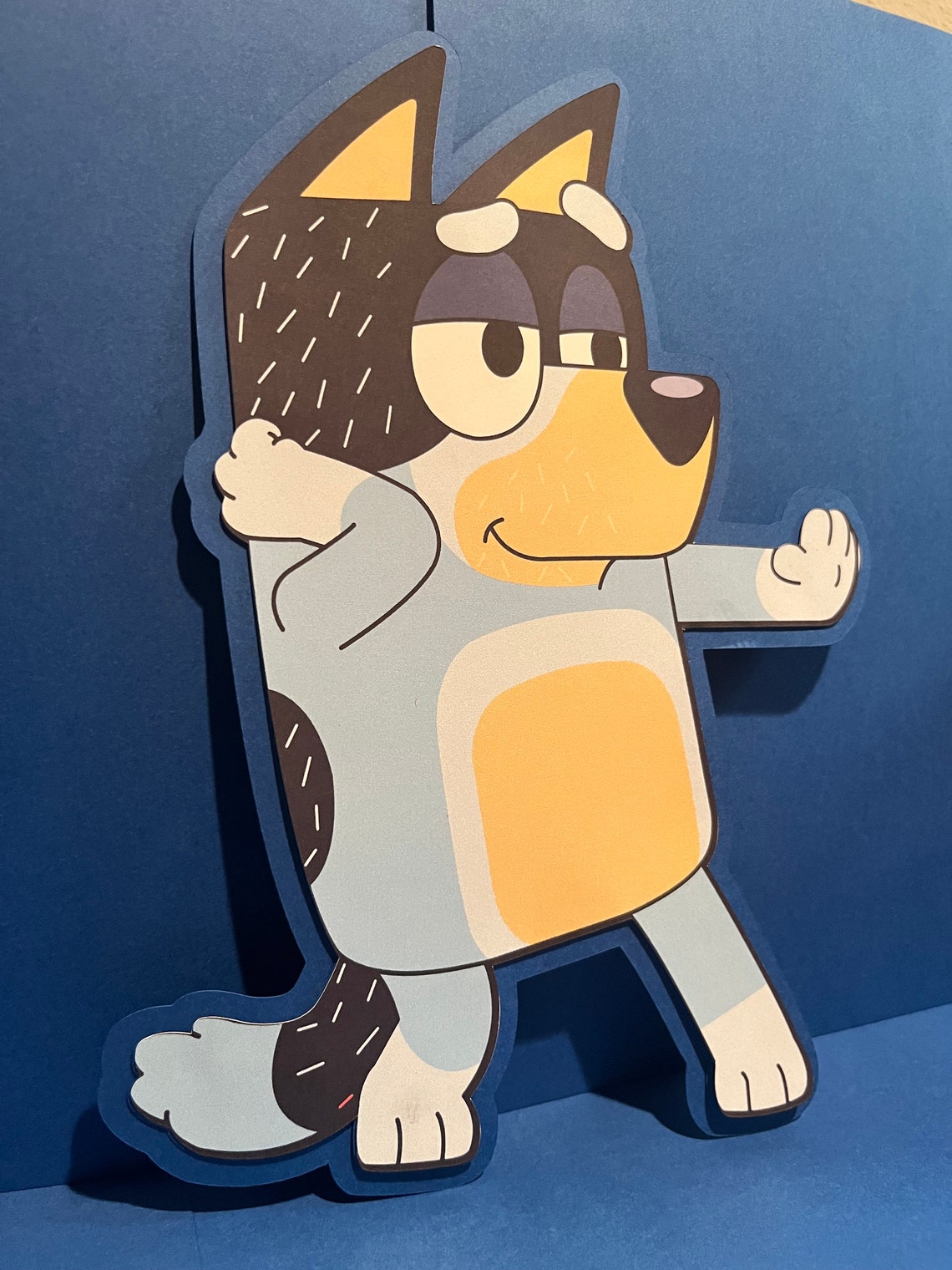 Bluey Bandit Chilli Bingo and Friends Cardstock Character - Etsy UK