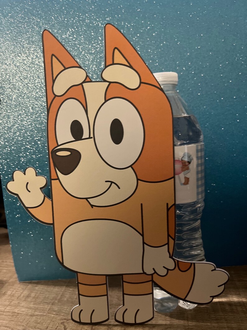 Bluey Bandit Chilli Bingo and Friends Cardstock Character - Etsy UK