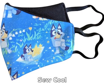 Bluey Face Mask | Etsy Australia