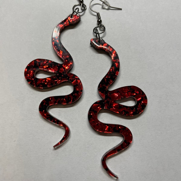 Snake Earrings - Etsy