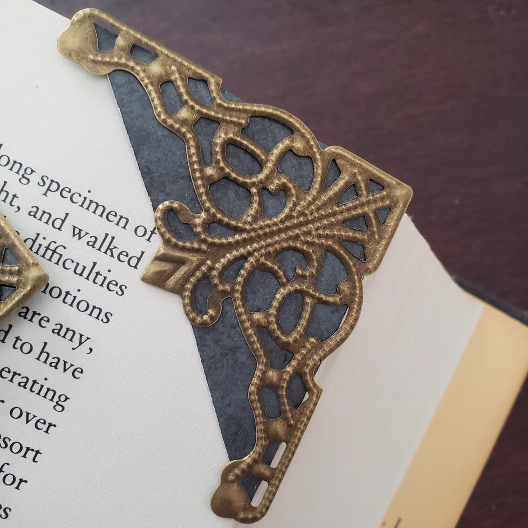 Art Deco Bronze Corner Bookmarks Limited Edition Historical Collection ...