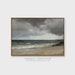 Muted Summer Coastal Seaside Vintage Digital Painting • Soft Tones ...