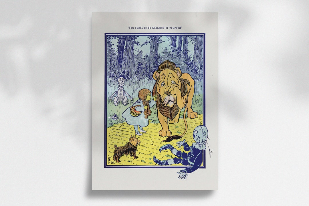 Wizard of Oz Illustration You Ought to Be Ashamed of Yourself William ...