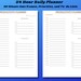 24 Hour, Printable, Daily Planner Template - Etsy