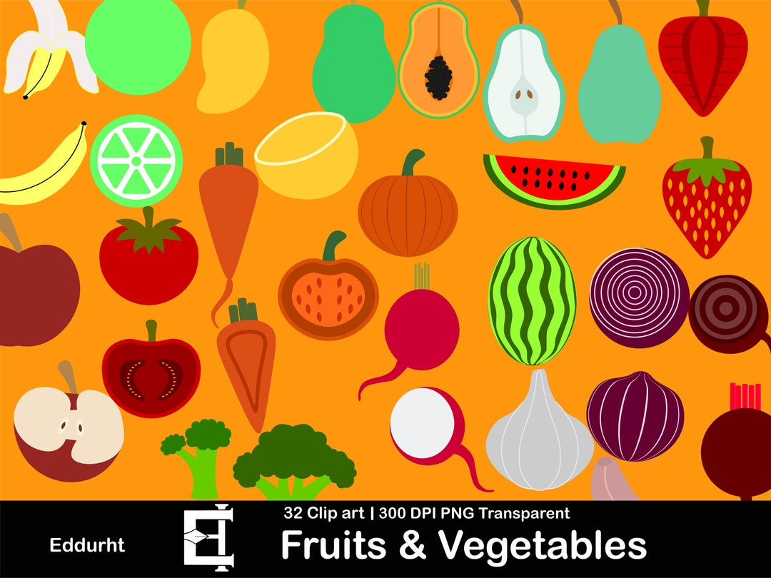 Clip Art Fruits and Vegetables,fruits and Vegetables,fruits and ...