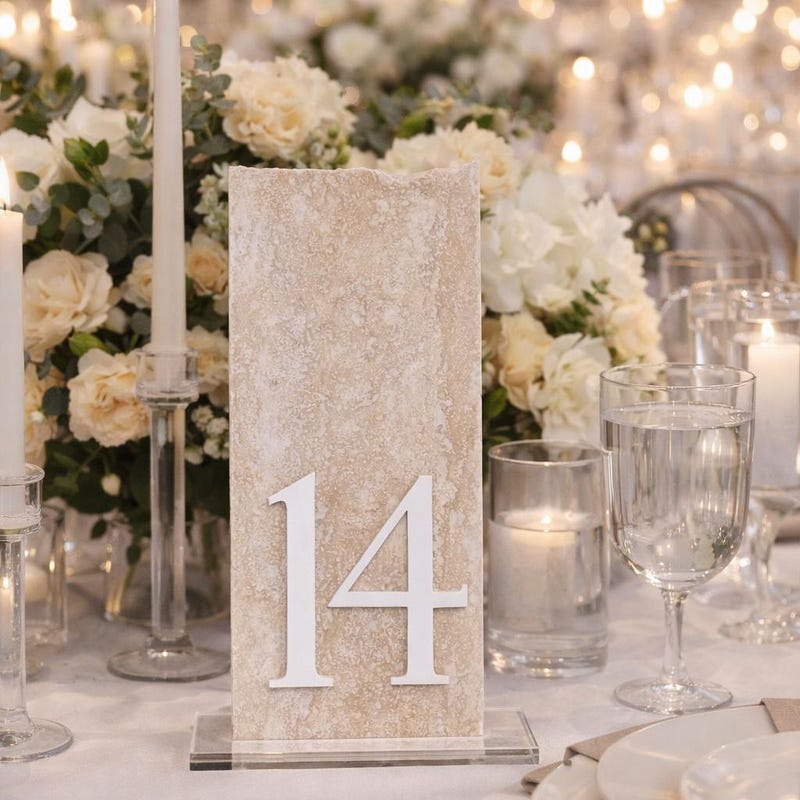 Luxury Table Numbers - Etsy